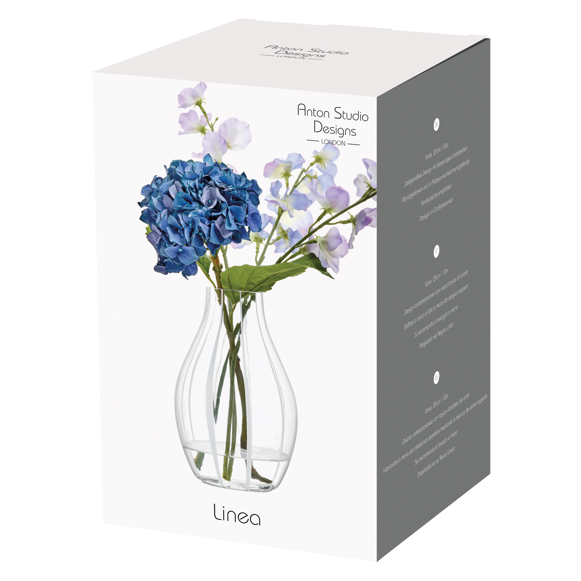 Linea Vase White - Anton Studio Designs