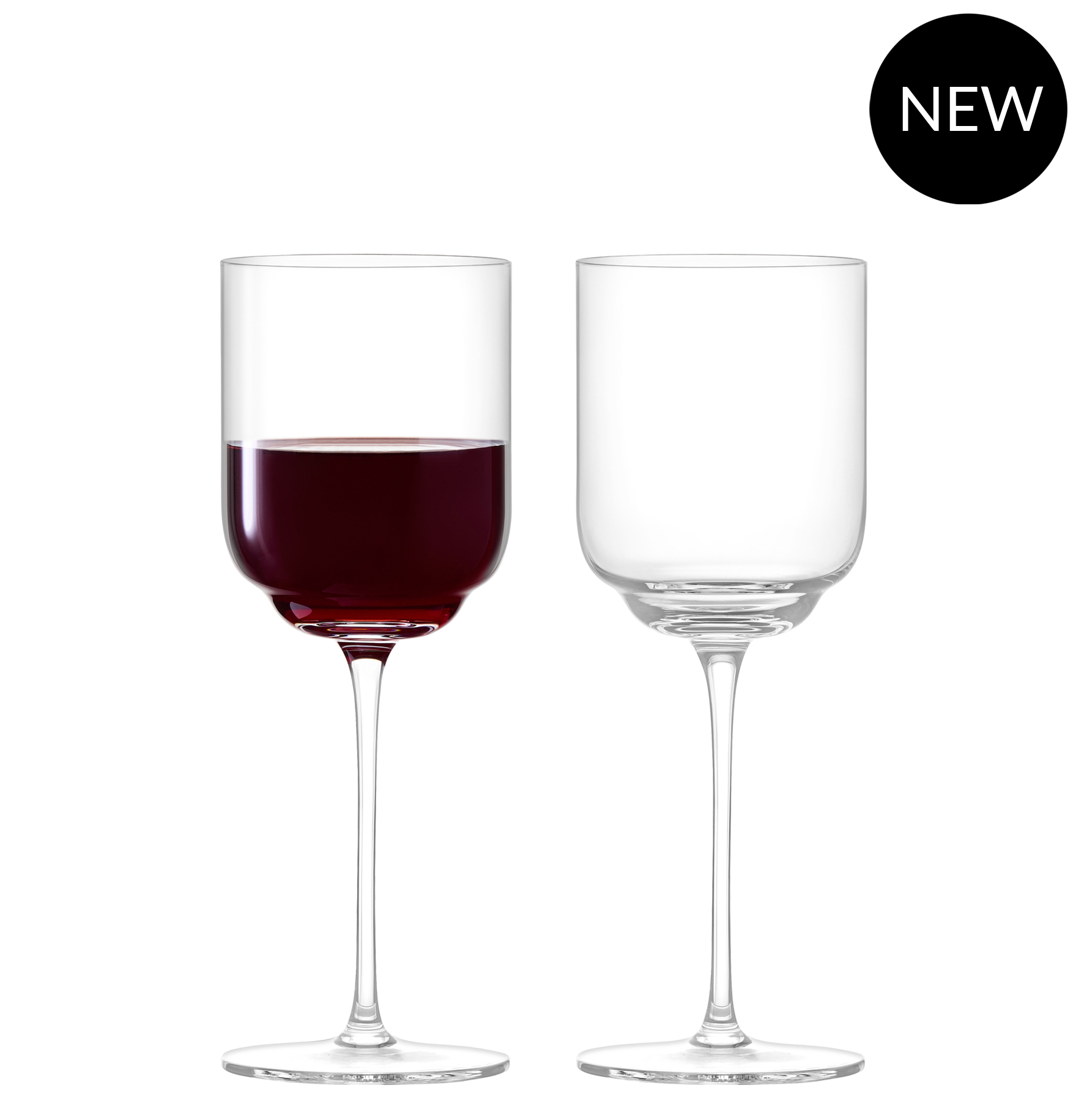 Milan Red Wine Glasses, Set of 2 - Anton Studio Designs