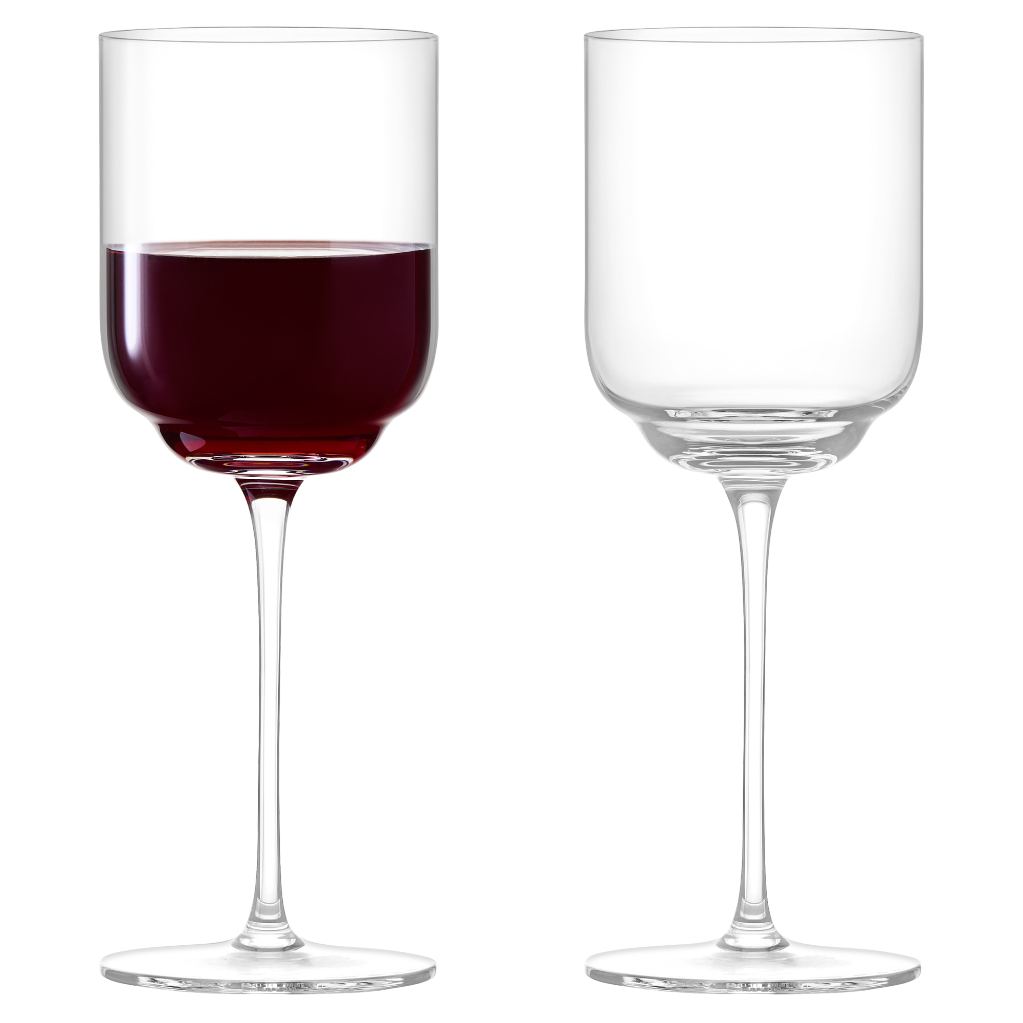 Milan Red Wine Glasses, Set of 2 - Anton Studio Designs